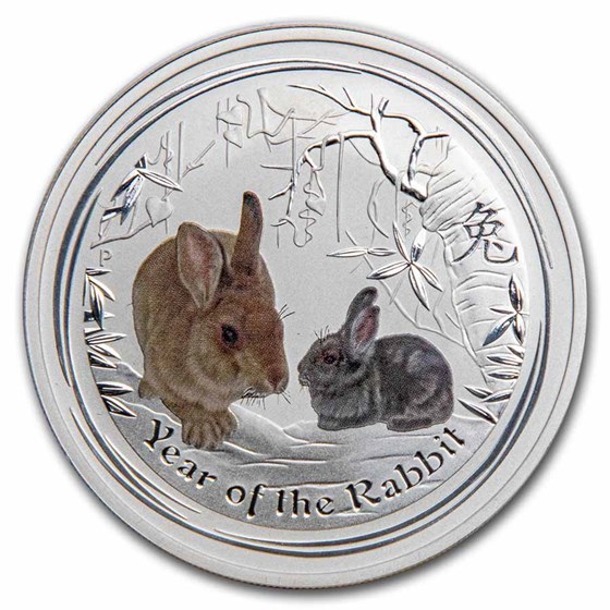 Buy 2008-2019 AUS 12-Coin 1 oz Silver Colorized Lunar Set (SII, Box ...