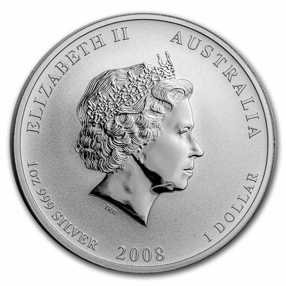 Buy 2008-2019 AUS 12-Coin 1 oz Silver Colorized Lunar Set (SII, Box ...