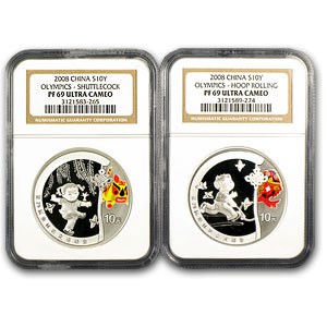 Buy 2008 China 6-Coin Gold & Silver Olympic Proof Set PF-69 NGC | APMEX