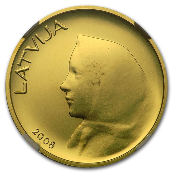 Buy 2008 Latvia Gold 20 Lati BU | APMEX