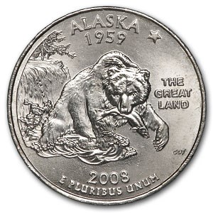 Buy 2008-P Alaska State Quarter BU | APMEX