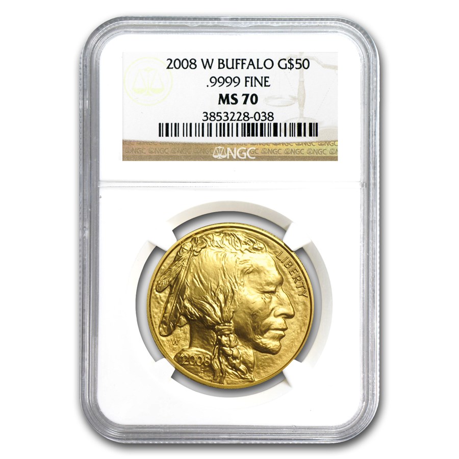 Buy 2008-W 1 oz Gold Buffalo MS-70 NGC | APMEX