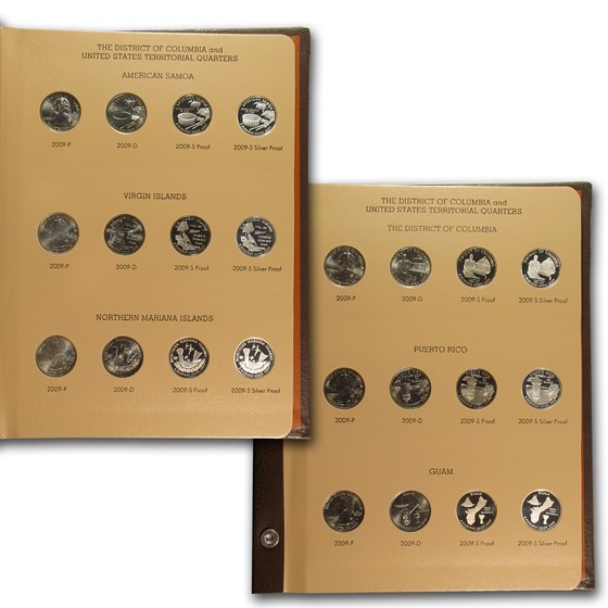 Buy 2009 24-Coin District of Columbia & Territorial Quarters Set | APMEX