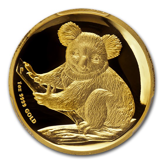 Buy 2009-P Australia 1 oz Gold Koala PR-70 PCGS (High Relief) | APMEX