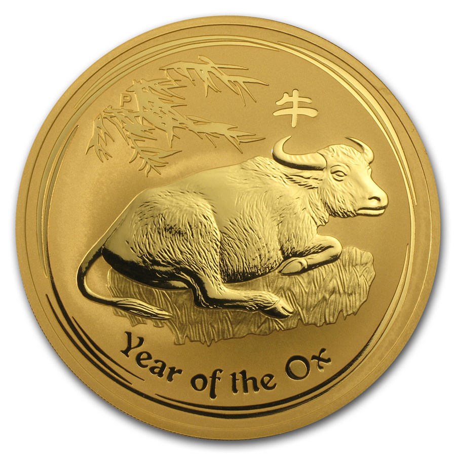 Buy 2009 Australia 10 oz Gold Lunar Ox BU (Series II) | APMEX