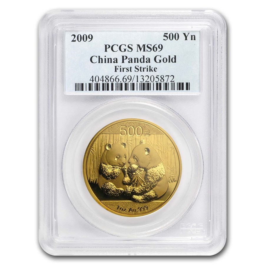 Buy 2009 China 1 oz Gold Panda MS-69 PCGS (FS) | APMEX