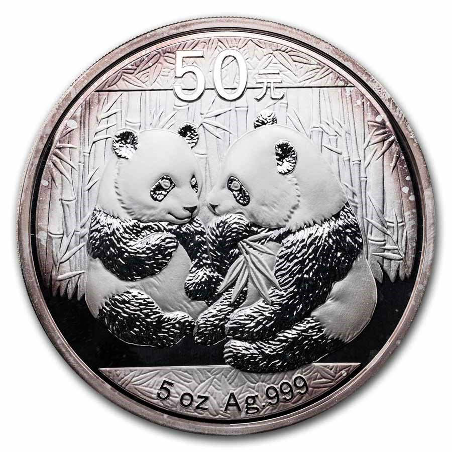 Buy 2009 China 5 oz Silver Panda Proof (Abrasion) | APMEX