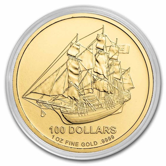 2009 Cook Islands 1 oz Gold Bounty Coin