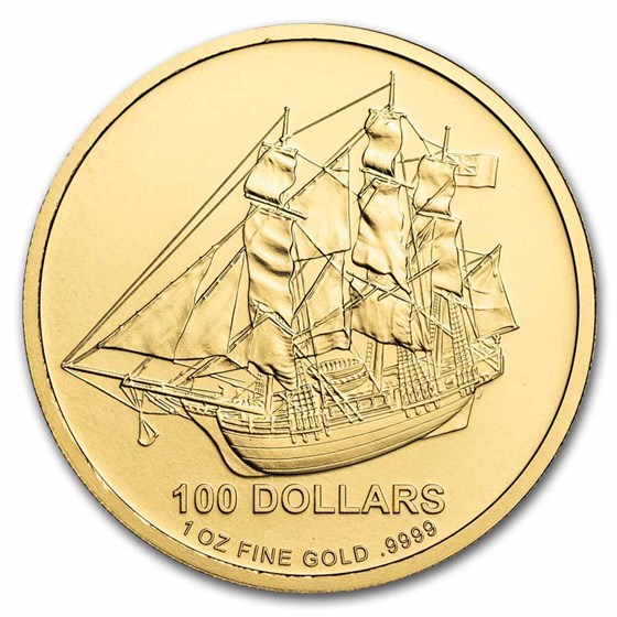 2009 Cook Islands 1 oz Gold Bounty Coin