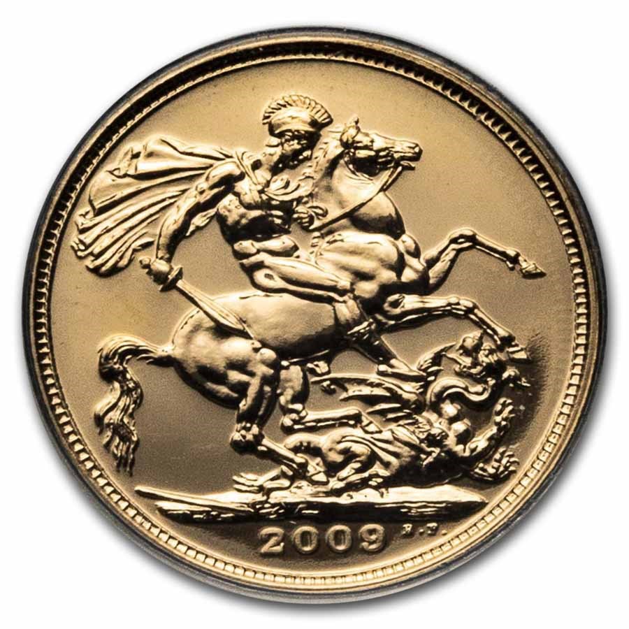 2009 Great Britain Gold Sovereign BU In Assay with Box