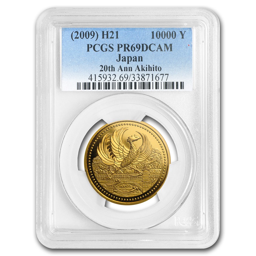 Buy 2009 Japan Gold 10K Yen Akihito Coin PF-69 PCGS | APMEX