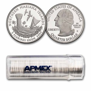 2009-S U.S. Territory Northern Mariana Quarter Proof 40-Coin Roll