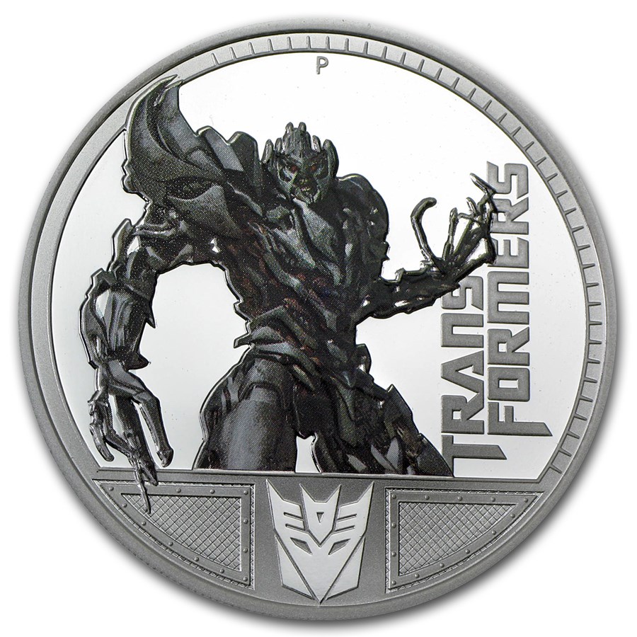 Buy 2009 Tuvalu 1 oz Silver 1st Transformers Series Proof (Megatron ...