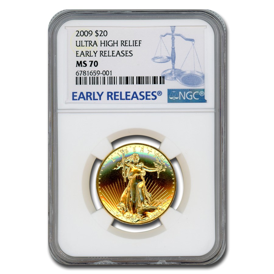 Buy 2009 Ultra High Relief Double Eagle MS-70 NGC (ER) | APMEX