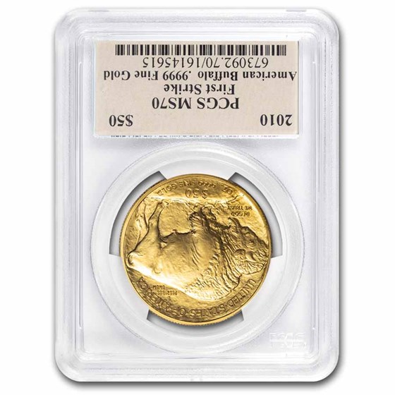 2010 1 oz Gold Buffalo MS-70 PCGS (FS, Cleveland)