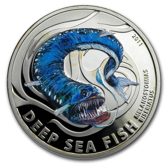 Buy 2010-11 Pitcairn Islands 4-Coin Silver Deep Sea Fish Set (Toned ...