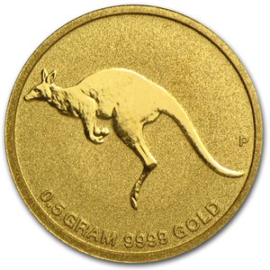 Buy 2010 Australia 1/2 Gram Gold Kangaroo Mini Roo BU | APMEX