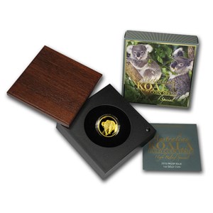 Buy 2010-P Australia 1 oz Gold Koala Proof (High Relief, Box & COA) | APMEX