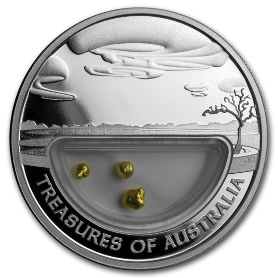 Buy 2010 Australia 1 oz Silver Gold Treasures of Australia Proof | APMEX