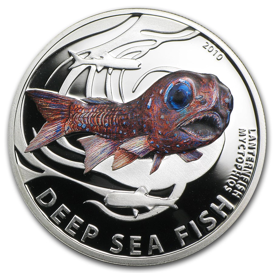 Buy 2010 Pitcairn Islands Silver Proof Deep Sea Fish Lanternfish | APMEX