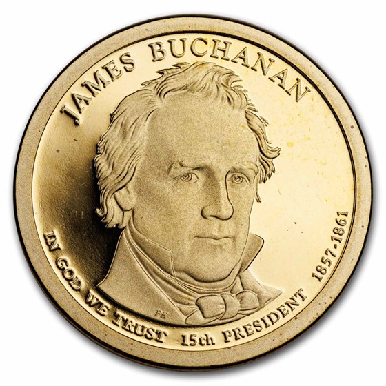 Buy 2010-S James Buchanan 20-Coin Presidential Dollar Roll PR | APMEX