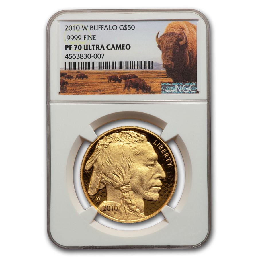 Buy 2010-W 1 oz Gold Buffalo PF-70 NGC (Buffalo Label) | APMEX