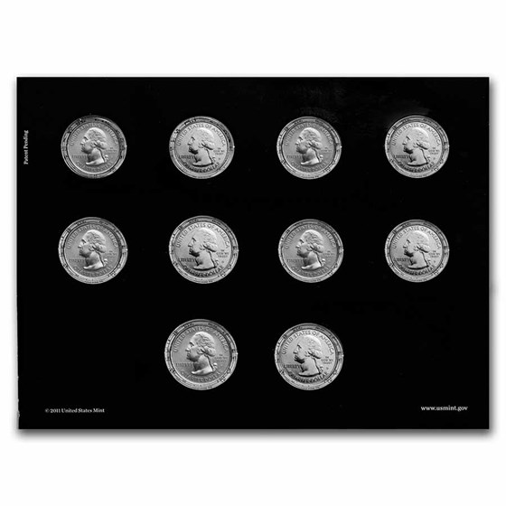 Buy 2011 America the Beautiful Quarters Uncirc Set | APMEX