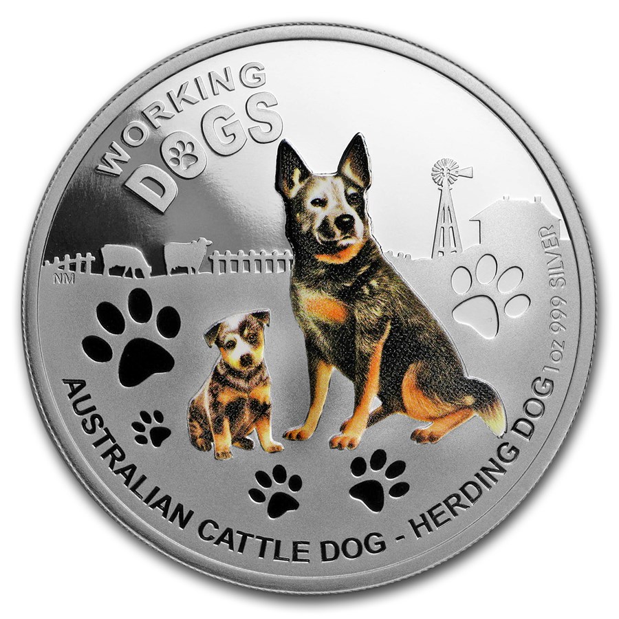 Buy 2011 Australia 1 oz Silver Working Dog Proof (Cattle Dog) | APMEX