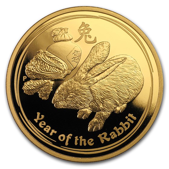 Buy 2011 Australia 3-Coin Gold Lunar Rabbit Proof Set (Series II) | APMEX
