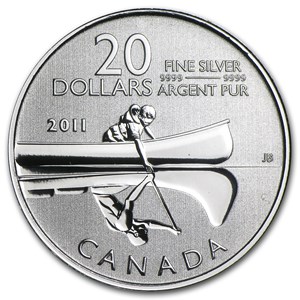 Buy 2011 Canada 1/4 oz Silver $20 Canoe (Coin Only) | APMEX
