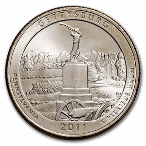 Buy 2011-D ATB Quarter Gettysburg National Military Park BU | APMEX