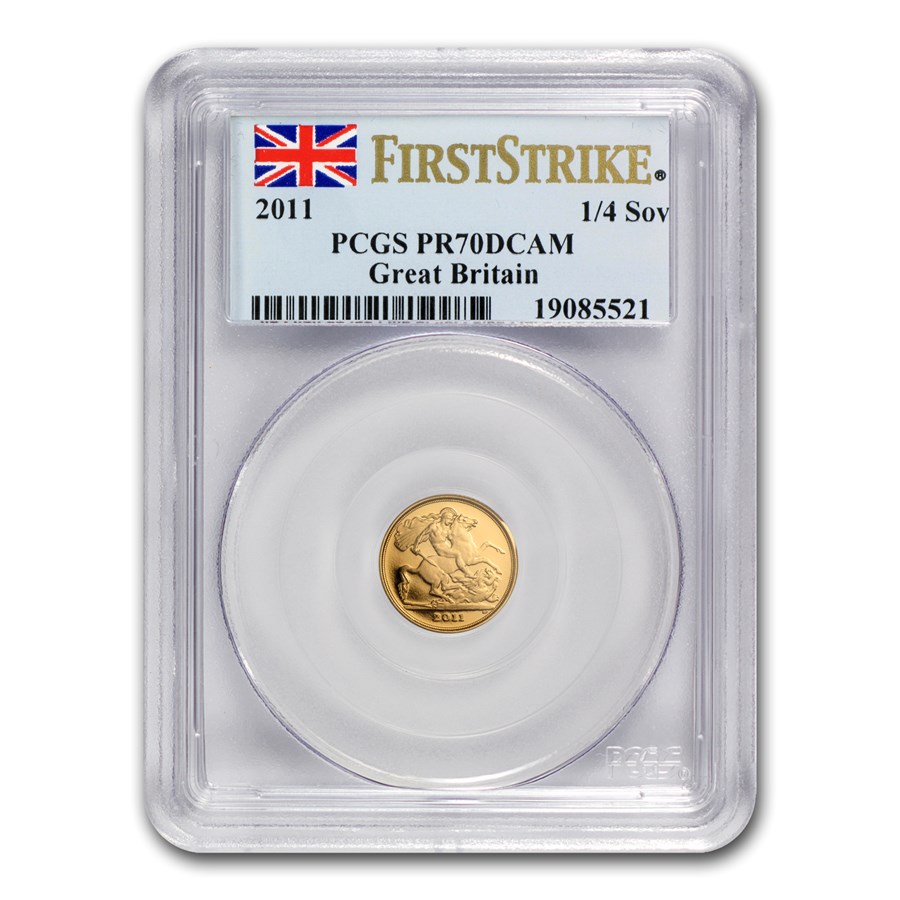 Buy 2011 Great Britain Gold 1/4 Sovereign PR-70 | APMEX