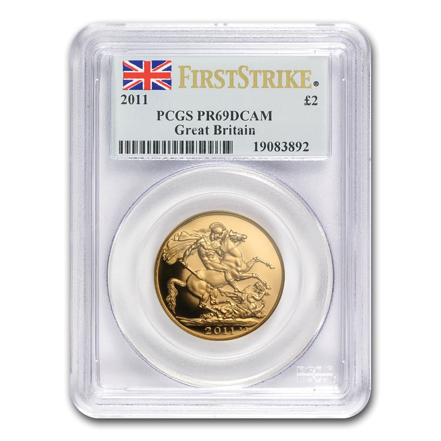Buy 2011 Great Britain Gold £2/Double Sovereign PR-69 PCGS (FS) | APMEX