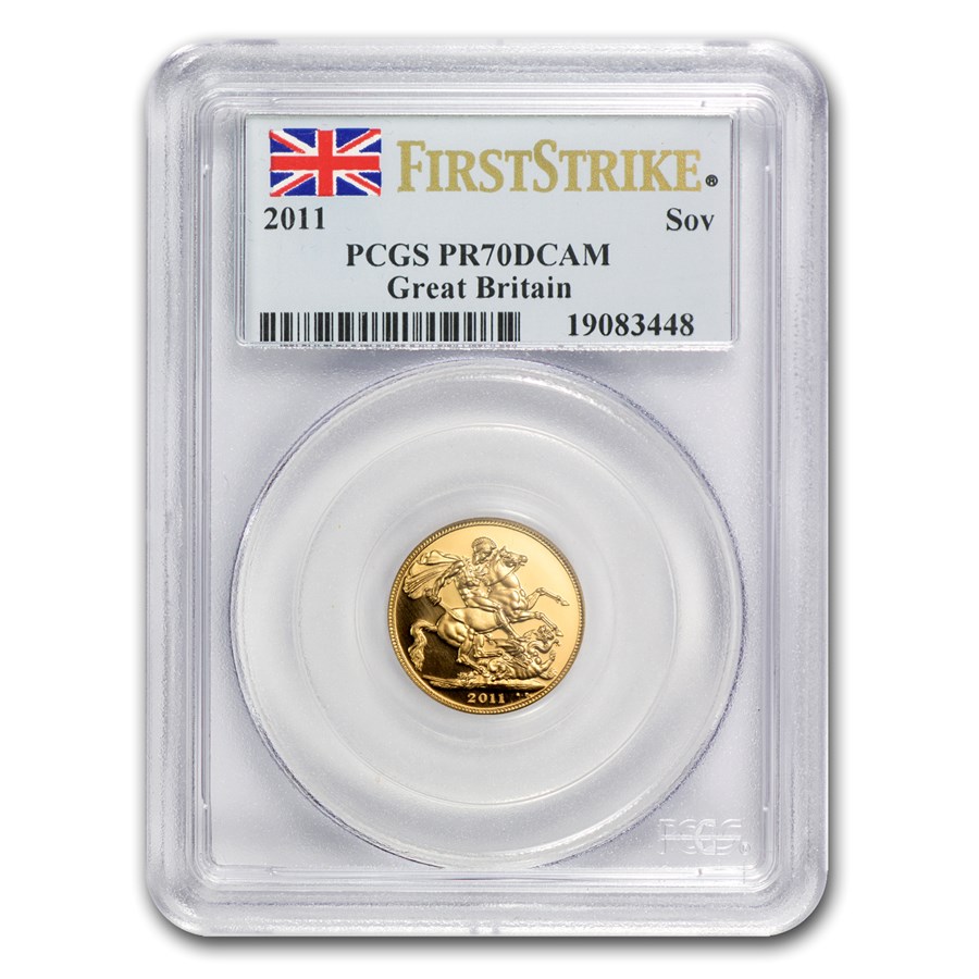 Buy 2011 Great Britain Gold Sovereign PR-70 PCGS FS | APMEX