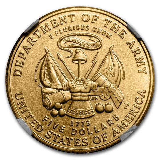 Buy 2011-P Gold $5 Commem U.S. Army MS-70 NGC (Early Releases) | APMEX