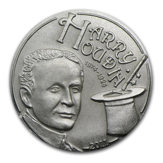 Buy 2011 Palau Silver $2 Harry Houdini Coin (w/Magic Coin Box) | APMEX