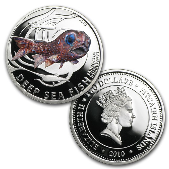 Buy 2011 Pitcairn Islands 5-Coin Silver Deep Sea Fish Proof Set | APMEX