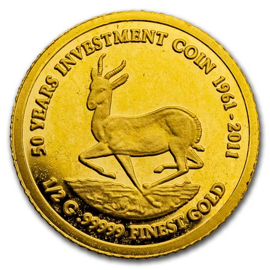 2011 Republic of Malawi 1/2 Gram Gold 20 Kwacha Proof