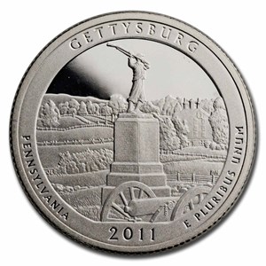 Buy 2011-S Quarter ATB Gettysburg Nat. Military Park Proof (Silver) | APMEX