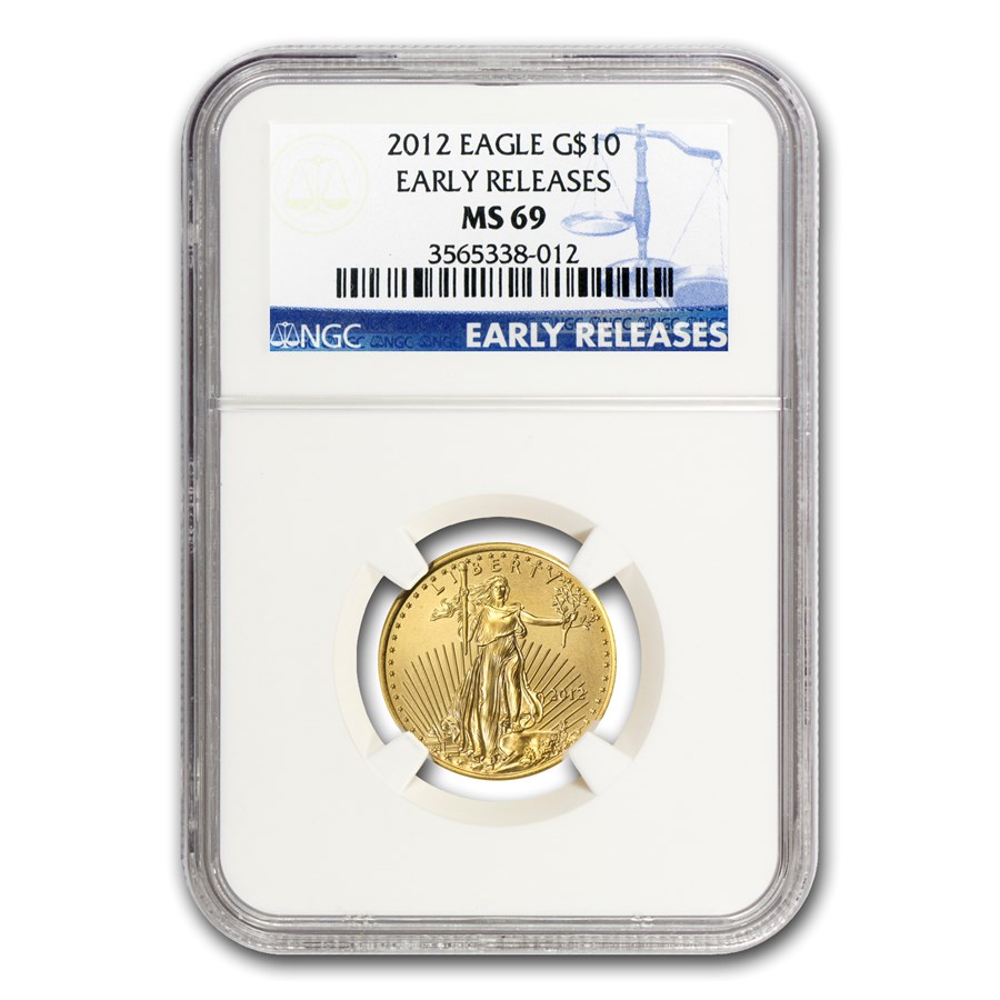 Buy 2012 1/2 oz American Gold Eagle MS-69 NGC (Early Releases) | APMEX