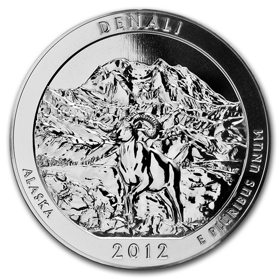 Buy 2012 5 oz Silver ATB Denali (10-Coin MintDirect® Tube) | APMEX
