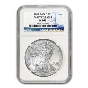 Buy 2012 American Silver Eagle MS-69 NGC (Early Release) | APMEX