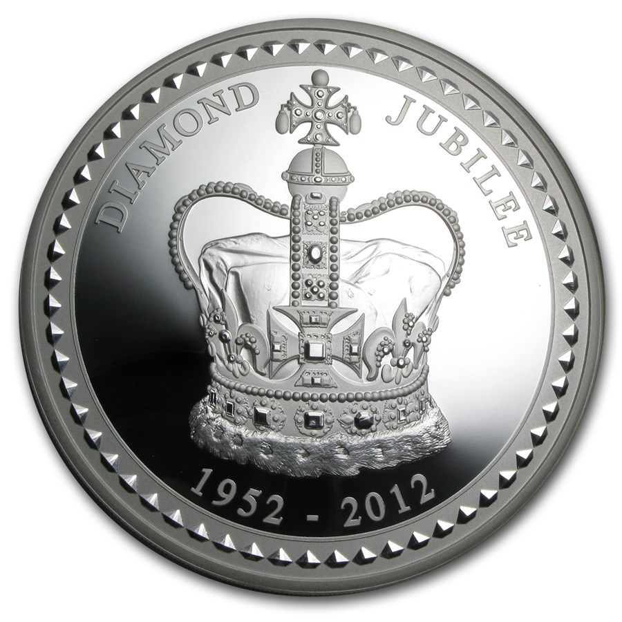 Buy 2012 Australia 1 kilo Silver Queen Elizabeth Diamond Jubilee Prf ...