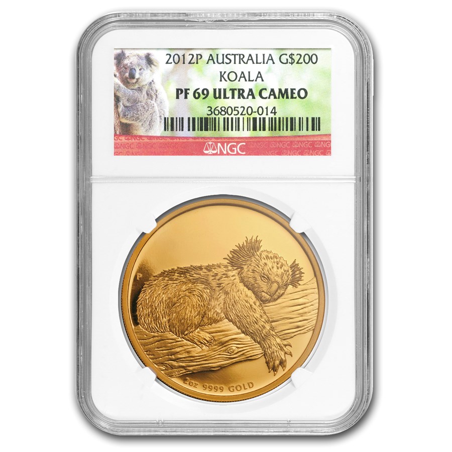 Buy 2012 Australia 2 oz Gold Koala PF-69 NGC | APMEX