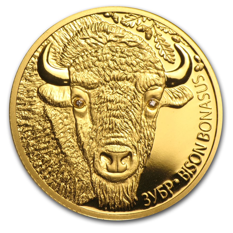 Buy 2012 Belarus Gold 50 Rubles Bison Bonasus Proof | APMEX