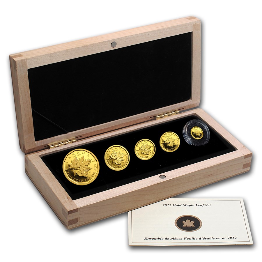 Buy 2012 Canada 5-Coin Gold $1 Million Coin 5th Anniv GML Proof Set | APMEX