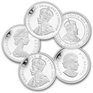 Buy 2012 Canada 5-Coin Silver Farewell to the Penny Set | APMEX