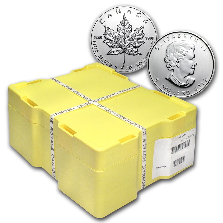 Buy 2012 Canada 500-Coin Silver Maple Leaf Monster Box (Sealed) | APMEX