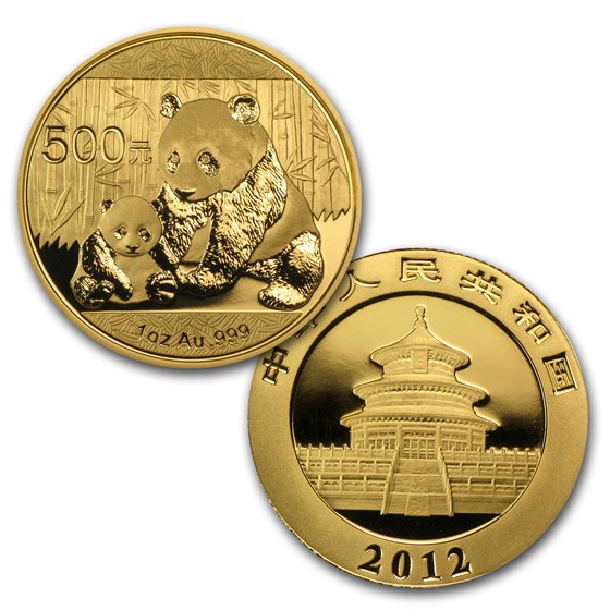 Buy 2012 China 6-Coin Gold Panda & Lunar Premium Dragon Set BU | APMEX