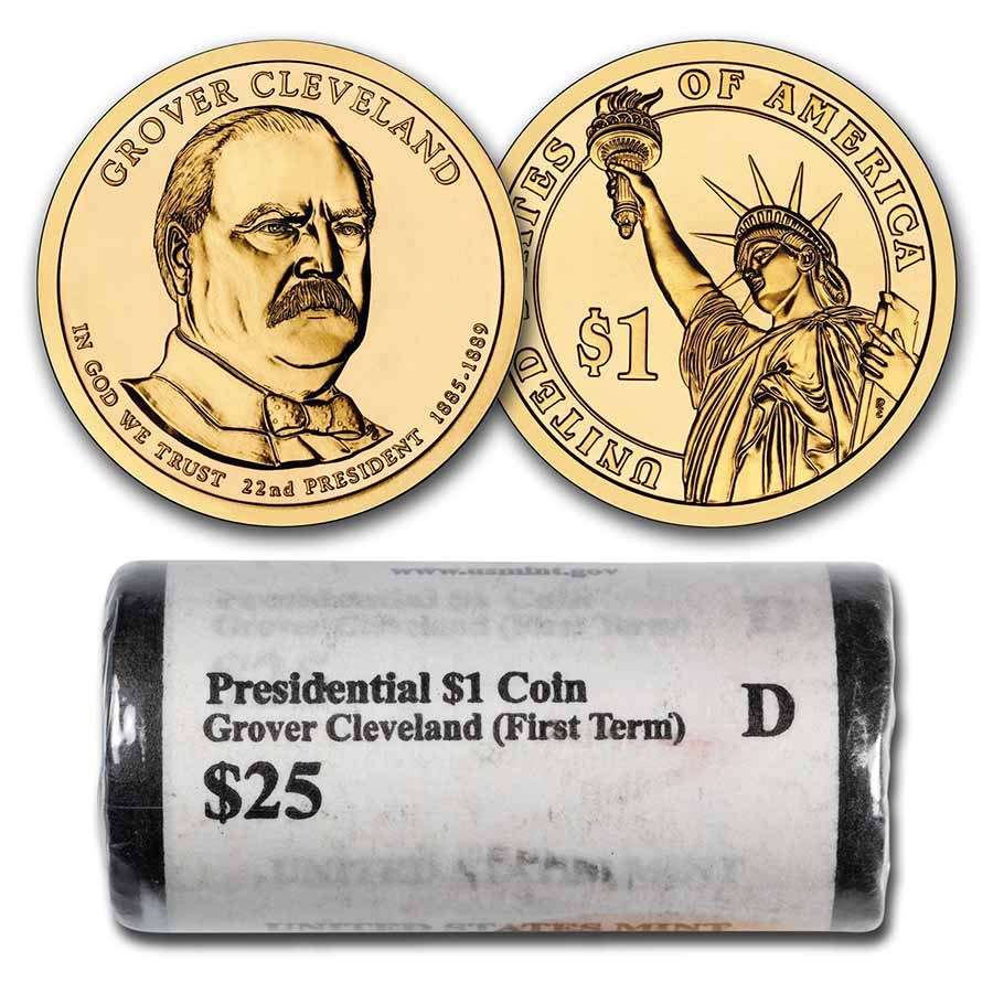 Buy 2012-D G Cleveland 25-Coin Pres Dollar BU 1st | APMEX